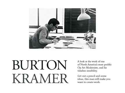 Op Art Modernist case study, Burton Kramer : FORTPORT